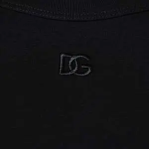 Dolce & Gabbana T-shirt With Logo Embroidery - Black