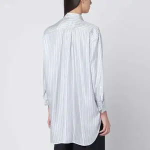 Max Mara Oversized Striped Silk Shirt