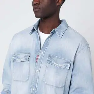 Dsquared2 Light Washed Denim Shirt