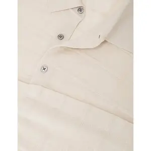 REISS Pallas Textured Long-sleeve Knitted Polo