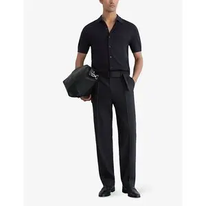 REISS Drayton Button-down Merino-wool Shirt