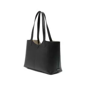 Strathberry Leather Grained Texture Tote Bag - Black