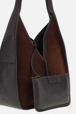 Hereu Calella Hobo Suede Bag - Multicolor