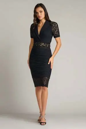 Tadashi Shoji Short Sleeve Cocktail Dresses