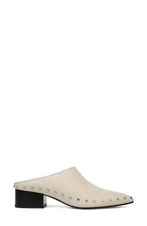 Vince August Studded Leather Mule - Moonlight