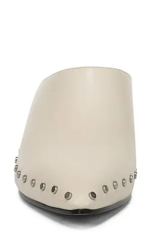 Vince August Studded Leather Mule - Moonlight