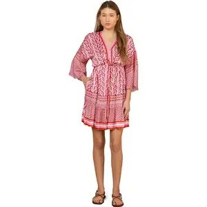 Hale Bob Theia Charmeuse Dress - Red