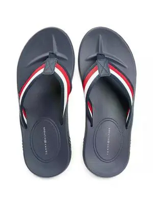 Tommy Hilfiger Stripe-detail Thong-strap Flip-flops