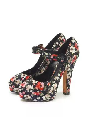 Dolce & Gabbana Floral Print Platform Pumps