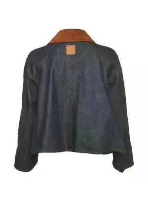 Loewe Corduroy-collar Denim Jacket
