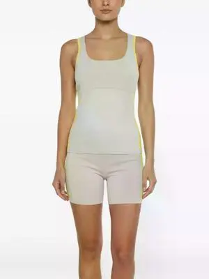 Hermès Striped Technical-knit Yoga Set
