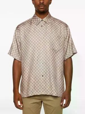 John Elliott Printed Silk Shirt - Neutrals