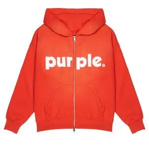Purple Brand Fleece Sweatshirts Hoodies For Women