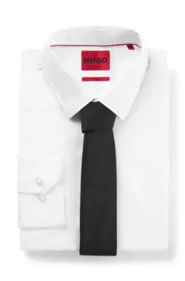 Hugo Silk-blend Jacquard Weave Neck Tie