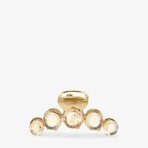 JIMMY CHOO Claw Hair Clip Gold-finish Crystal Claw Hair Clip - Silver