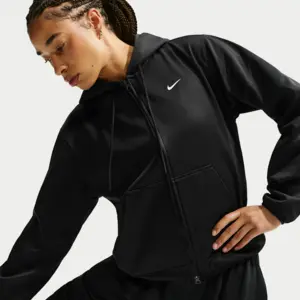 Nike Studio Fleece Sport Therma-fit Full-zip Hoodie - Black