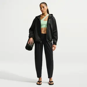 Nike Studio Fleece Sport Therma-fit Full-zip Hoodie - Black