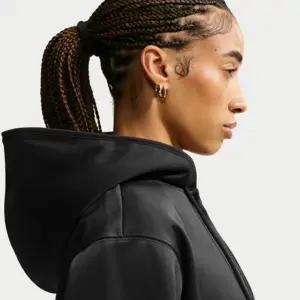 Nike Studio Fleece Sport Therma-fit Full-zip Hoodie - Black