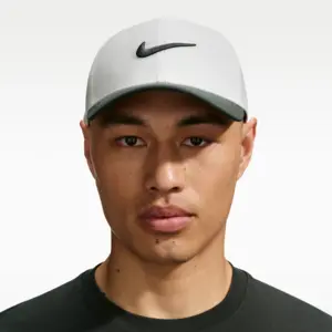 Nike Dri-fit Club Structured Swoosh Cap - White