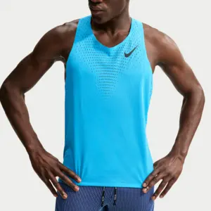 Nike Aeroswift Dri-fit Adv Running Singlet - Blue