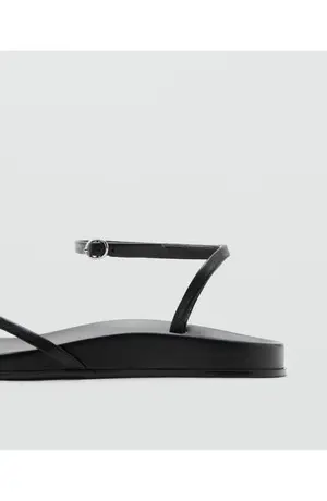 Mango Ankle Strap Slide Sandal
