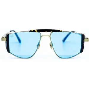 TAXXON EYEWEAR Five-o Havana Sunglasses - Light Blue