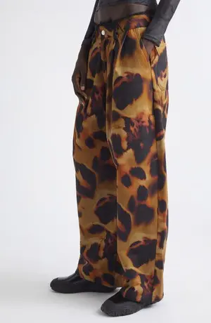 Collina Strada Catchfly Pleated Wide Leg Jeans