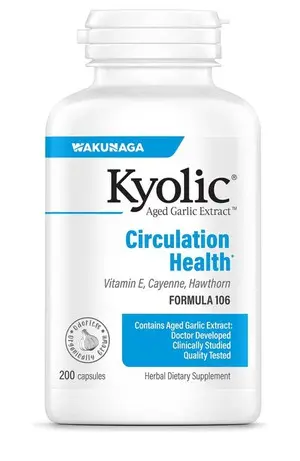 KYOLIC Aged Garlic Extract Formula 106, Circulation Health - None