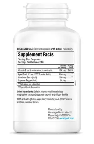 KYOLIC Aged Garlic Extract Formula 106, Circulation Health