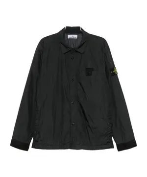 Stone Island Logo-patch Jacket - Black