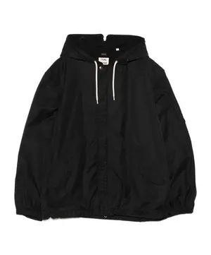 Nanamica Ooal Twill Hooded Jacket - Black