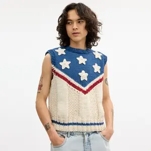 COACH Hand-knit American Star Sweater Vest