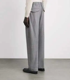 LARDINI Stretch Virgin Wool Trousers