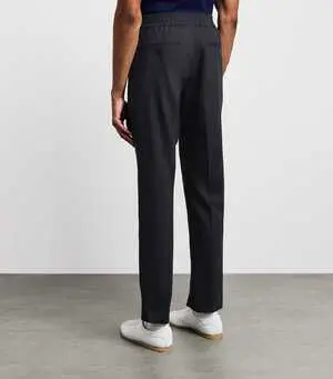 Sandro Wool-blend Drawstring Trousers