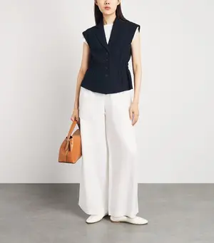 ME+EM Bouclé Soft Sculpt Waistcoat
