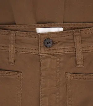 FRAME Cotton-blend Harbour Palazzo Trousers - Brown