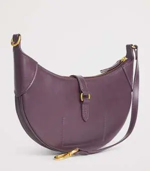 Polo Ralph Lauren Mini Leather Shoulder Bag - Burgundy