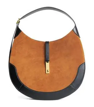 Polo Ralph Lauren Suede Shoulder Bag
