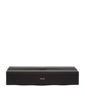 Prada Saffiano Leather Poker Set - Black