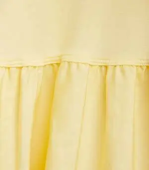 Polo Ralph Lauren Woven Flared Midi Dress - Yellow