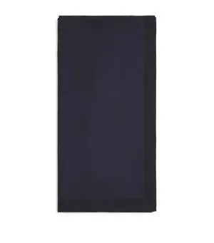 Colombo Cashmere Silk Stole - Navy