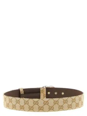 Gucci Marmont Belt In Gg Jacquard
