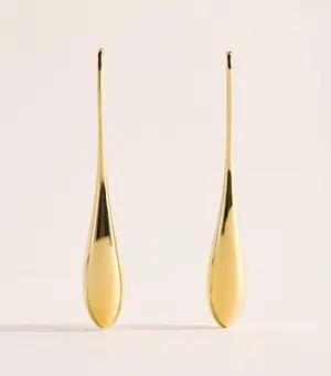 Lié Studio 18k Plated Sculptural Drop Earrings - Gold