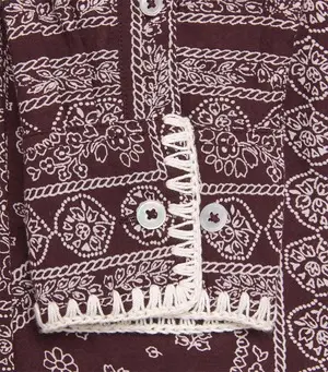 Veronica Beard Paisley Print Button-down Shirt