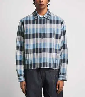 JW Anderson Checked Cotton Bomber Jacket