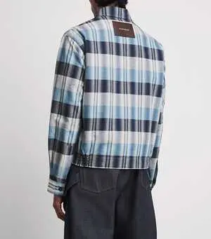 JW Anderson Checked Cotton Bomber Jacket