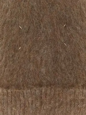MAISON MARGIELA Four Stitches Cap - Brown