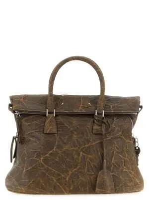 MAISON MARGIELA 5ac Soft Shoulder Bag - Brown
