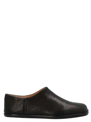 MAISON MARGIELA Tabi Soft Vintage Leather Babouches - Black