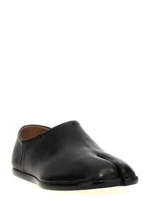 MAISON MARGIELA Tabi Soft Vintage Leather Babouches - Black